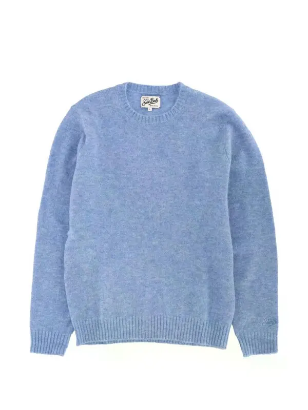 MC2 SAINT BARTH Crew-neck Long Sleeve Sweater - Blue