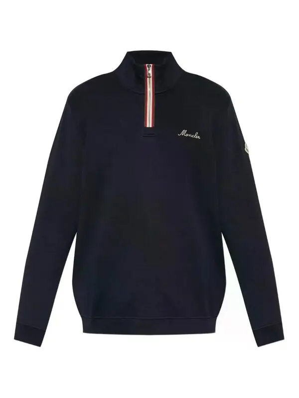 Moncler Half-zip Mock-neck Sweatshirt