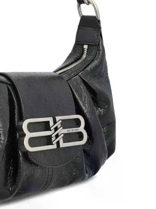 Balenciaga Small Pamela Shoulder Bag - Black