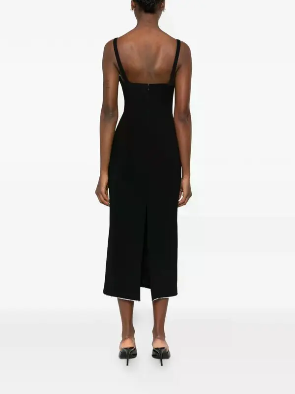 Givenchy Midi Dress Sweetheart Neck