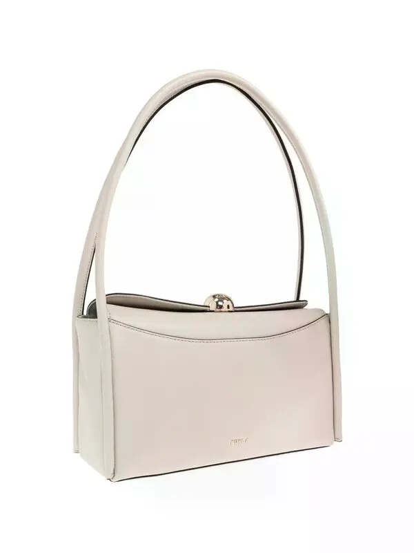 Furla Medium Nicole Leather Shoulder Bag - Neutrals