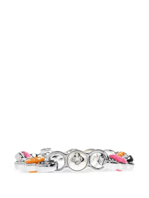 Casablanca Chain Bracelet With Flower Detail
