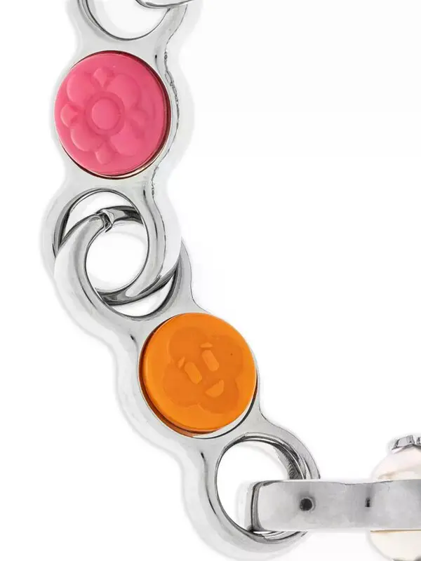Casablanca Chain Bracelet With Flower Detail