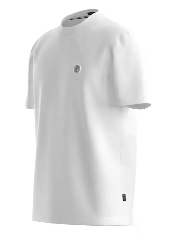 BOSS Mercerized-cotton T-shirt With Double B Monogram