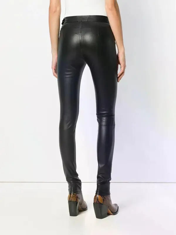 Roberto Cavalli Leather Leggings