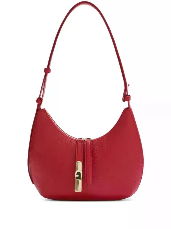 Furla Small Goccia Leather Shoulder Bag - Red