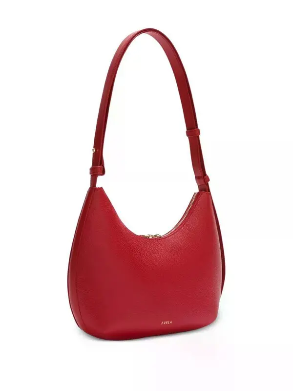 Furla Small Goccia Leather Shoulder Bag - Red