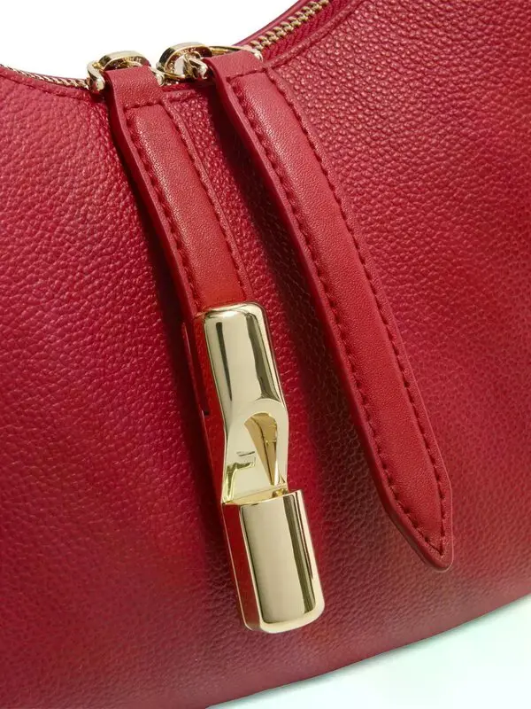 Furla Small Goccia Leather Shoulder Bag - Red