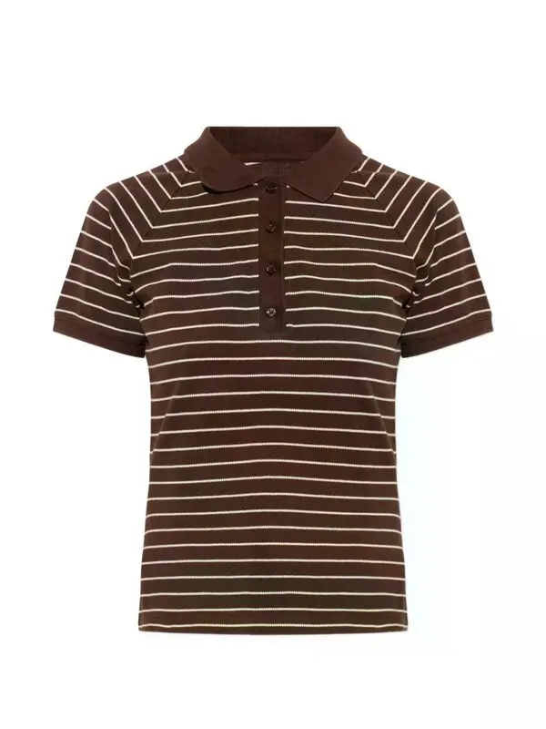 SAMSOE SAMSOE Samia Striped Polo Top