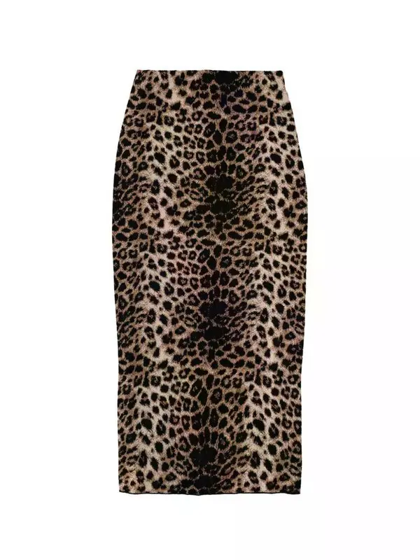 CIRCUS HOTEL Animal-print Skirt