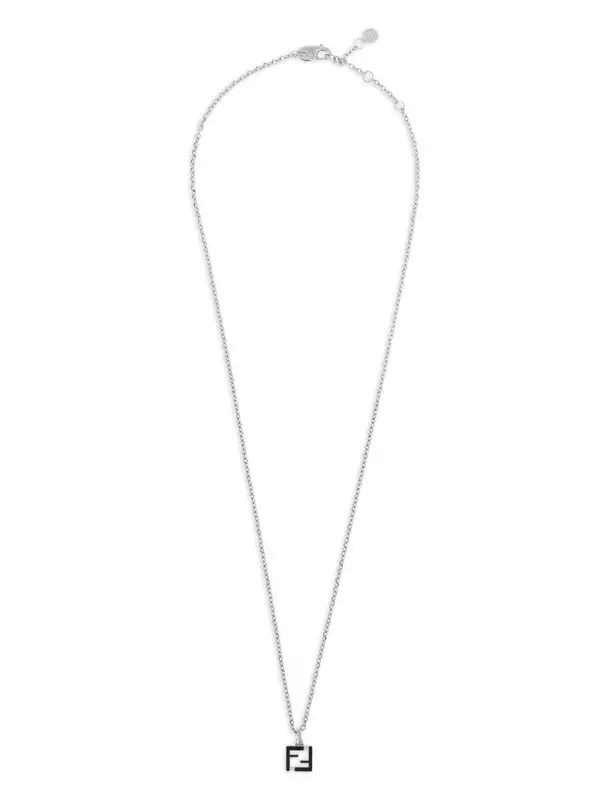 Fendi Ff Pendant Chain Necklace