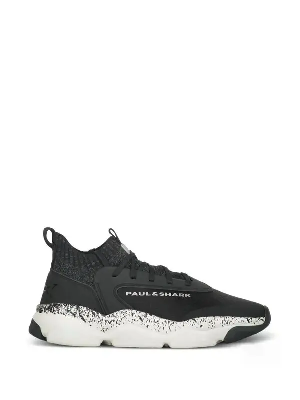 Paul & Shark Shark-print Sneakers