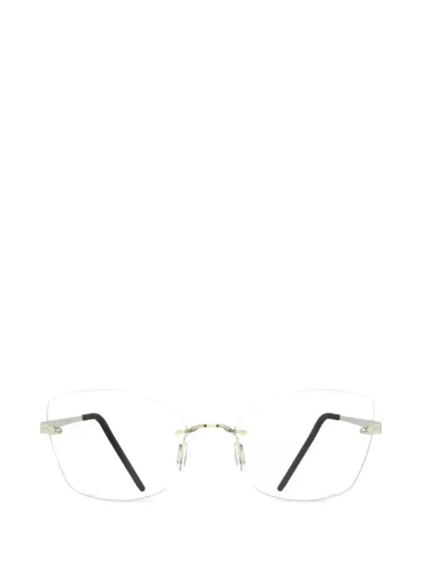 BLACKFIN Aeroloop Light Gold Eyeglasses - Silver