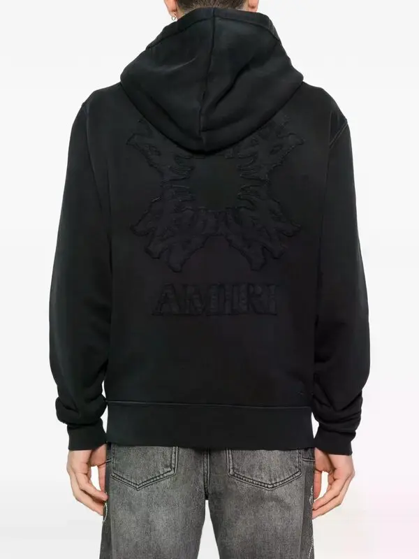 Amiri Embroidered Hooded Jacket - Black