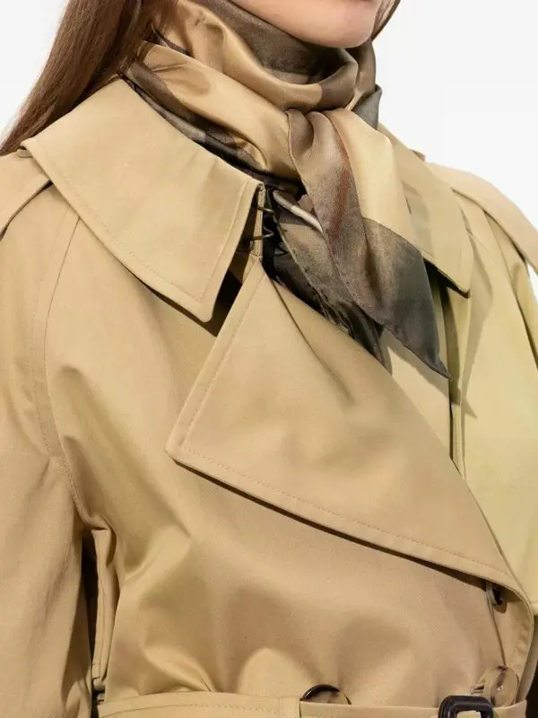 Burberry Watercolour Check Silk Scarf - Neutrals