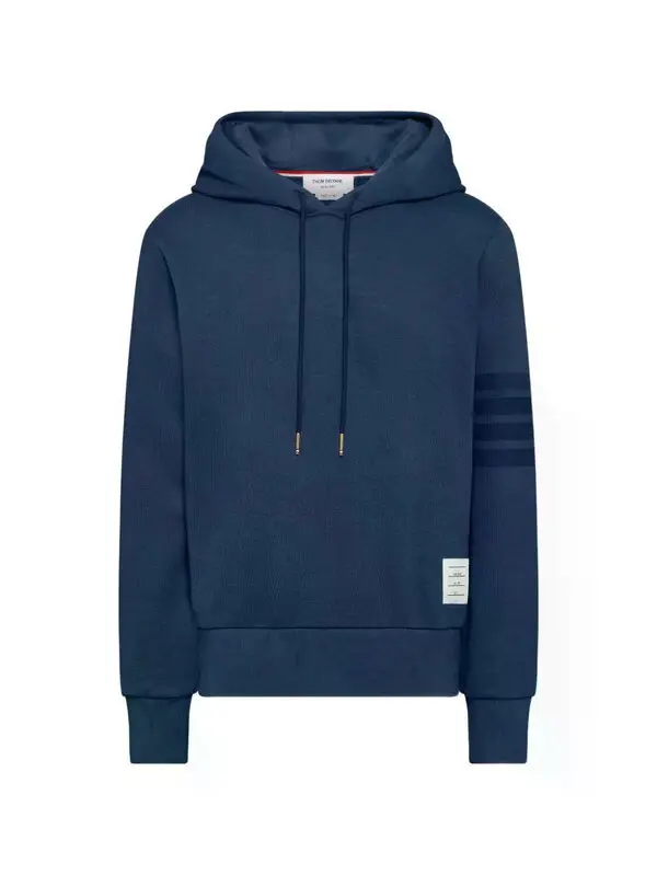 Thom Browne Loopback 4-bar Hoodie