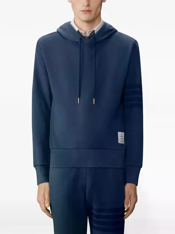 Thom Browne Loopback 4-bar Hoodie