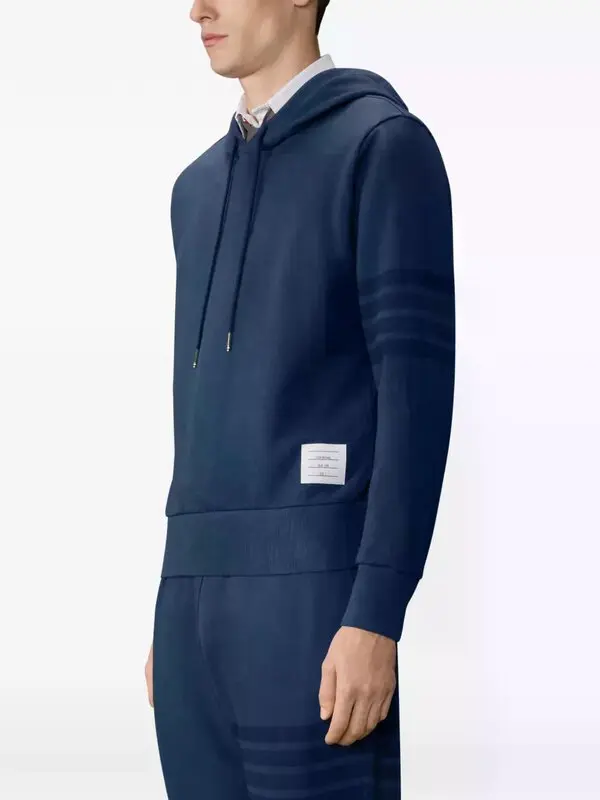 Thom Browne Loopback 4-bar Hoodie