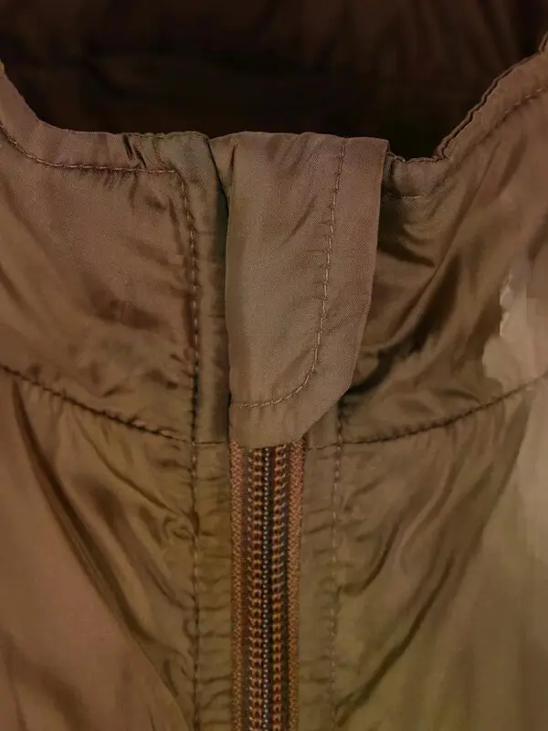 Aspesi Padded Zip-up Vest - Brown