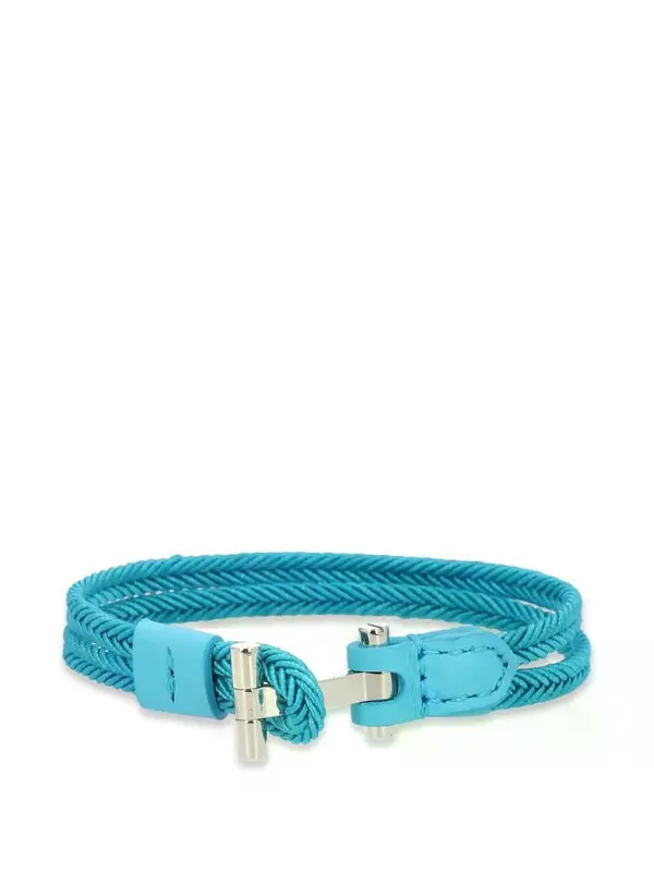TOM FORD Braided T-bar Bracelet - Blue