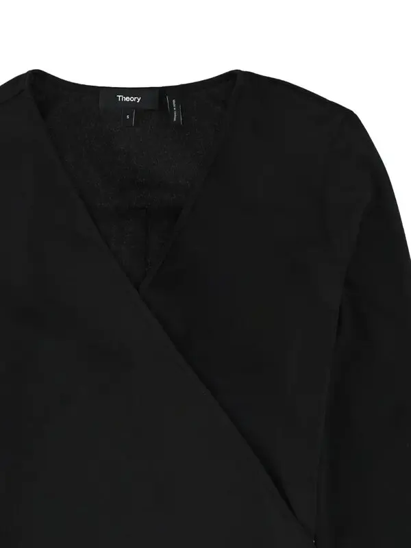 Theory V-neck Wrap Sweater
