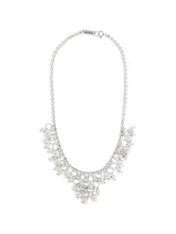 Isabel Marant Beaded Chain Necklace - Silver
