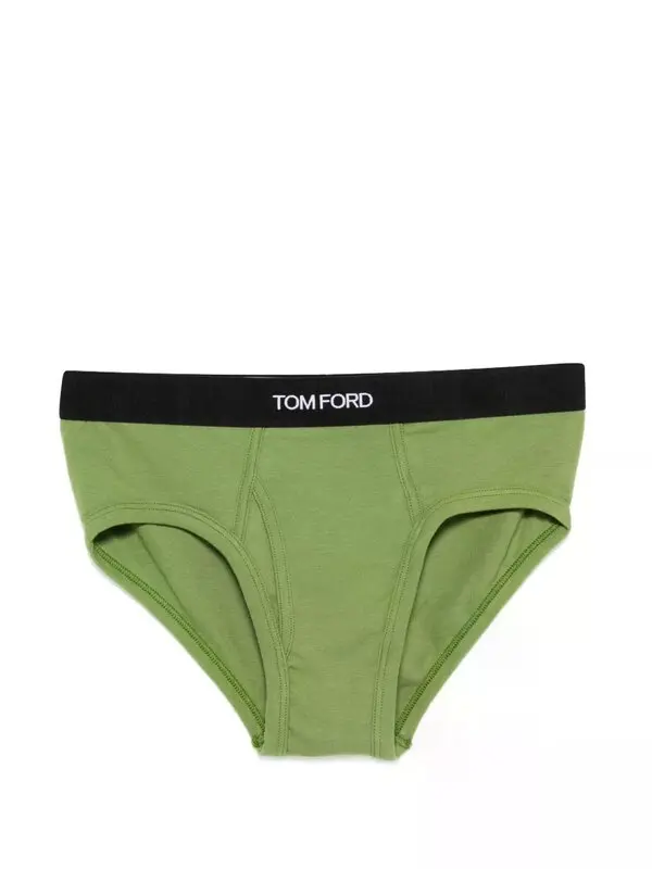 TOM FORD Elasticated Briefs - Green