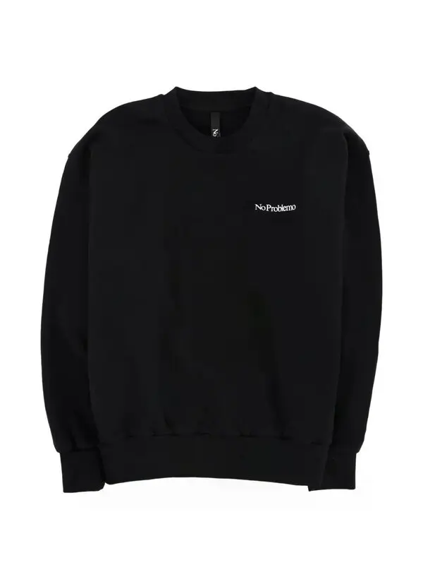 NO PROBLEMO Logo-detail Sweatshirt - Black