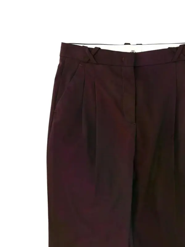 THE GARMENT Pleated Trousers - Red