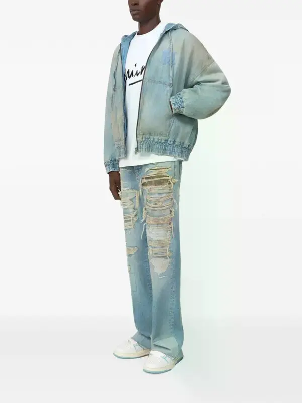 Amiri Ma-appliqué Hooded Jacket