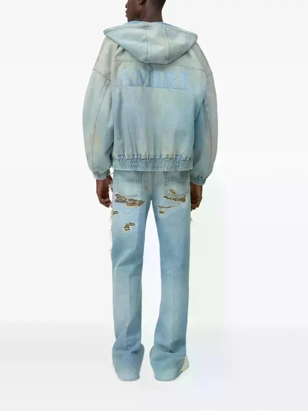 Amiri Ma-appliqué Hooded Jacket