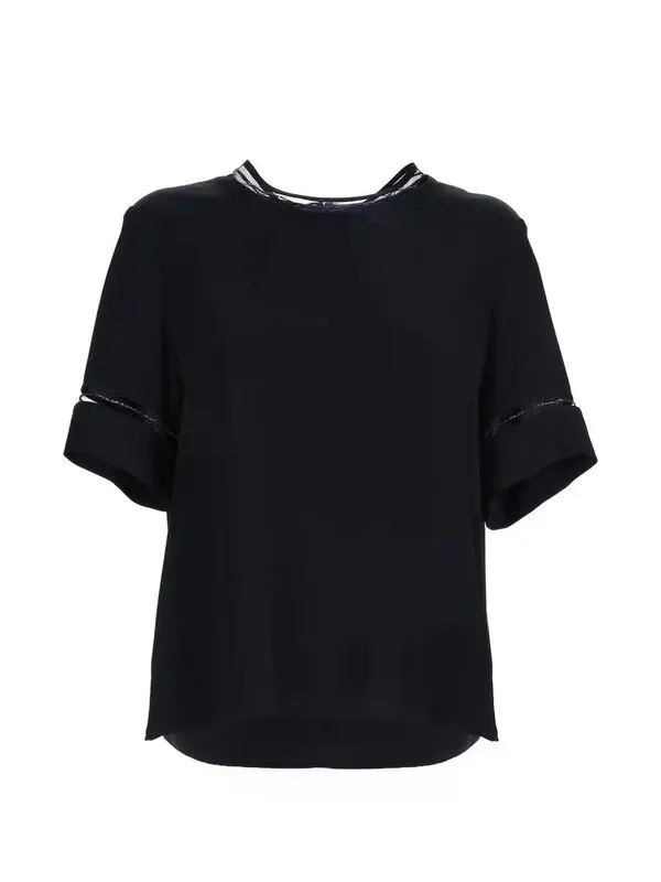Fabiana Filippi Cuffed T-shirt - Blue