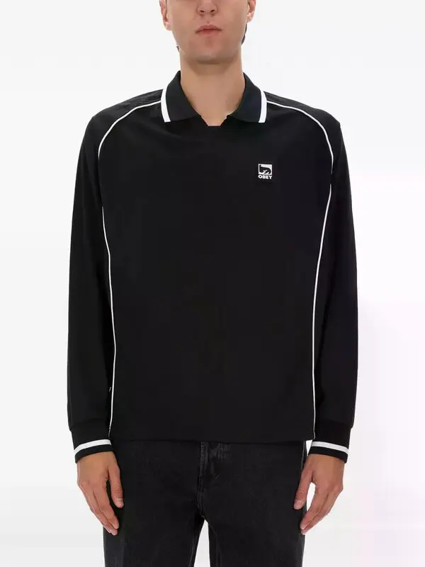 Obey Logo-patch Long-sleeve Top