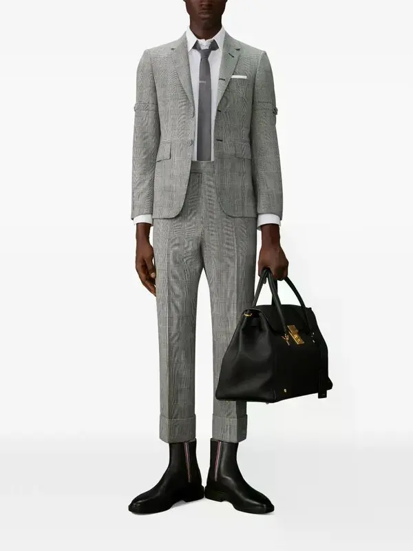 Thom Browne Prince Of Wales-patterned Trousers