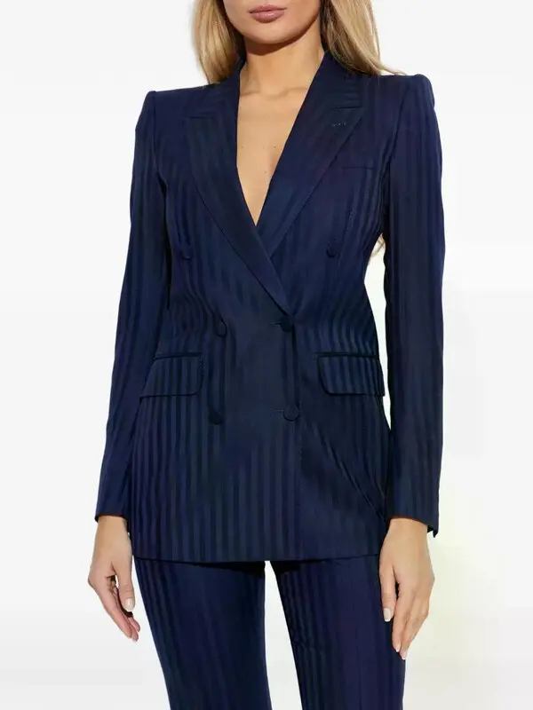 TOM FORD Striped Double-breasted Jacket