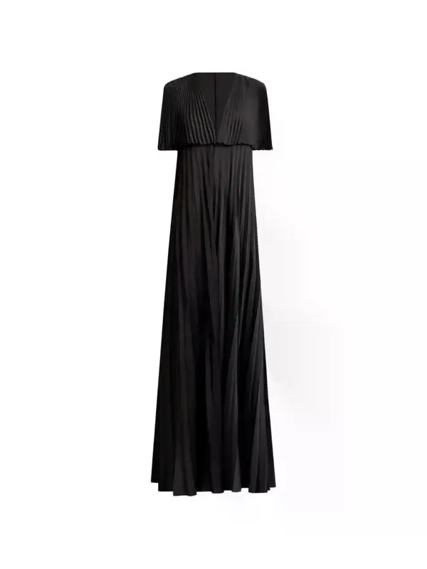 GEMY MAALOUF Pleated Maxi Dress
