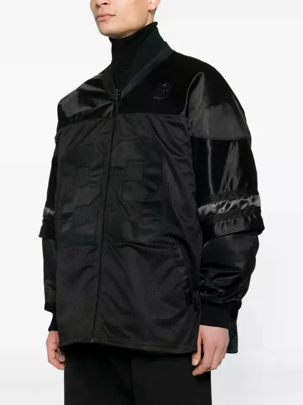 IH NOM UH NIT Panelled Perforated Jacket