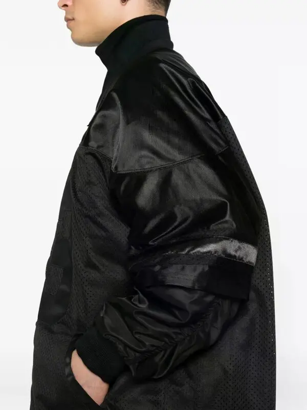 IH NOM UH NIT Panelled Perforated Jacket