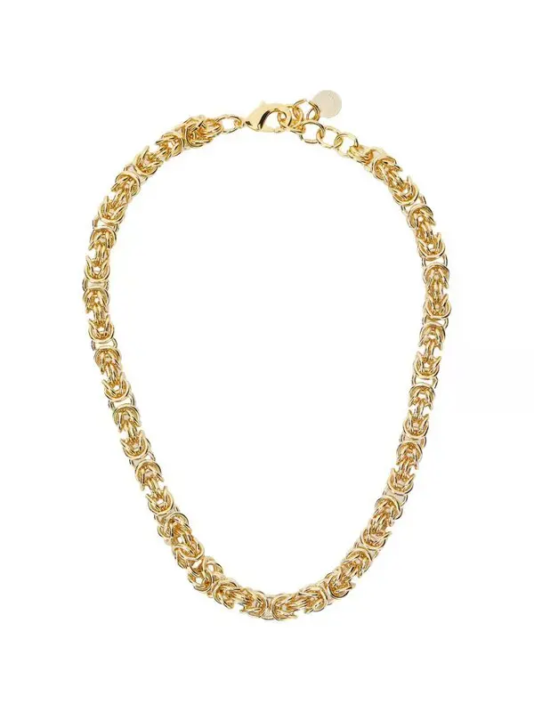 SEMICOUTURE Chain Link Necklace - Gold