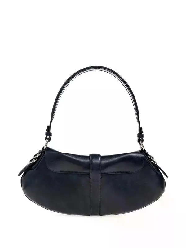 GANNI Logo-buckle Tote - Blue