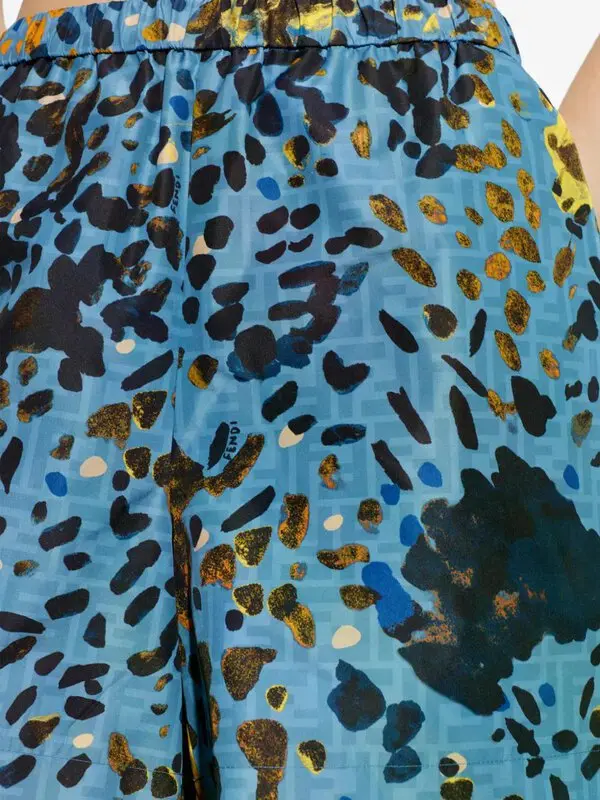 Fendi Falena Printed Shorts