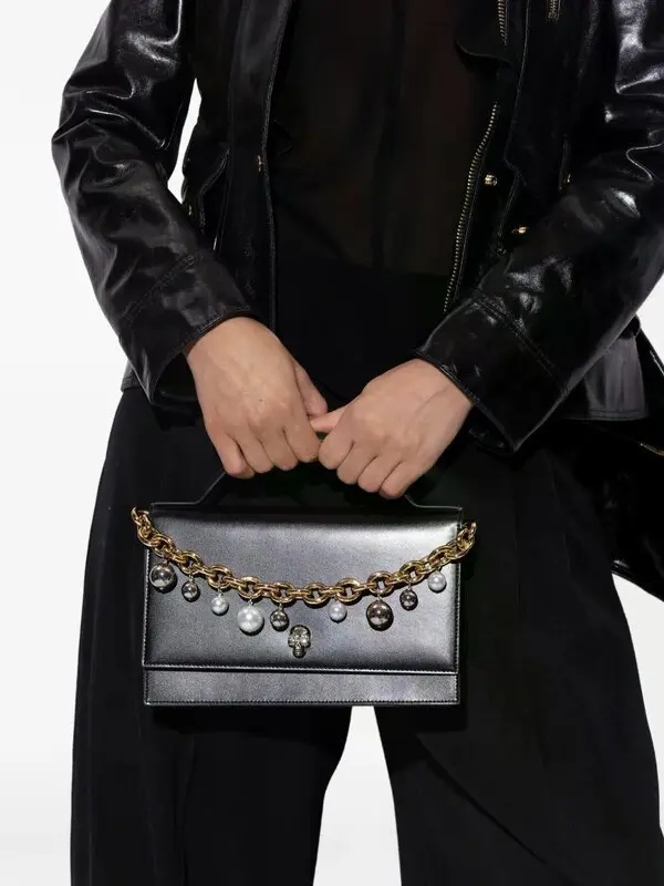 Alexander McQueen Skull Charm-embellished Tote