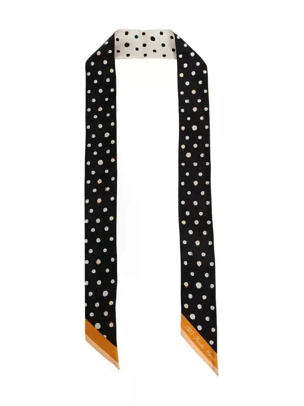 Fendi Polka-dot Scarf - Black