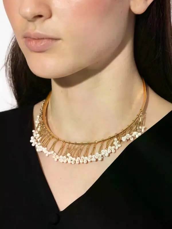 Isabel Marant Beaded Drop Necklace