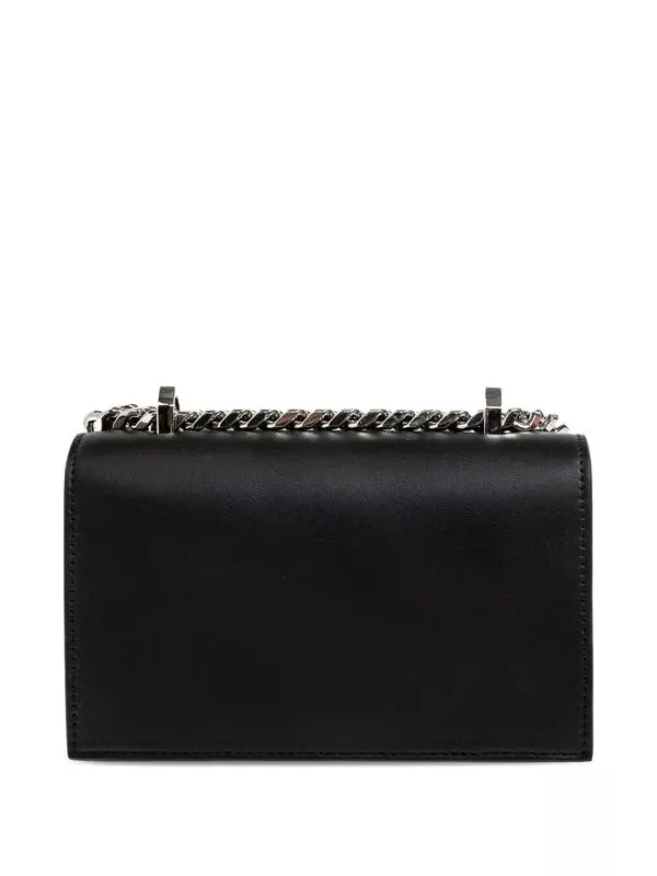 Alexander McQueen Jewelled Skull Chain Cross Body Bag - Black