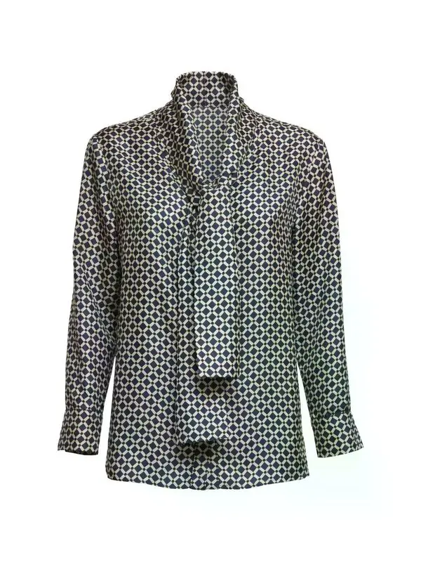 Max Mara Vittoria Geometric-print Shirt