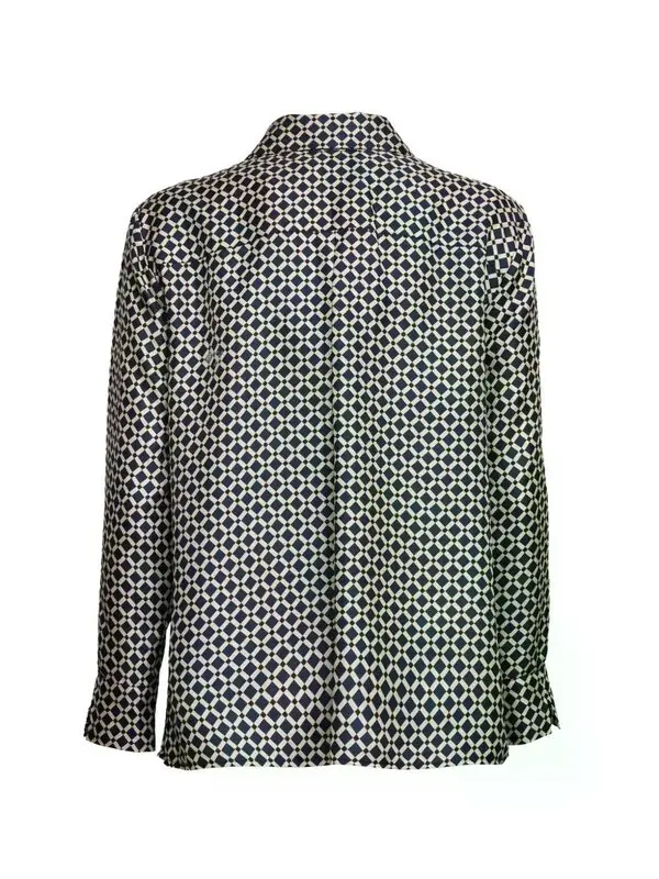 Max Mara Vittoria Geometric-print Shirt