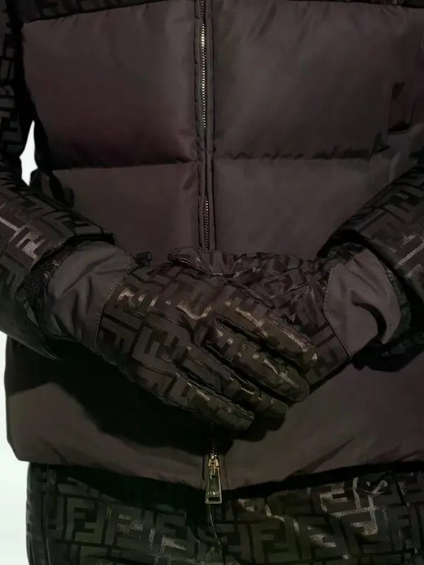 Fendi Monogram Gloves