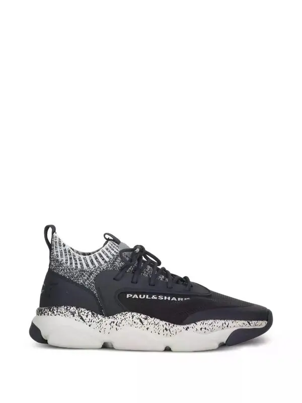 Paul & Shark Shark Insert Sneakers - Black