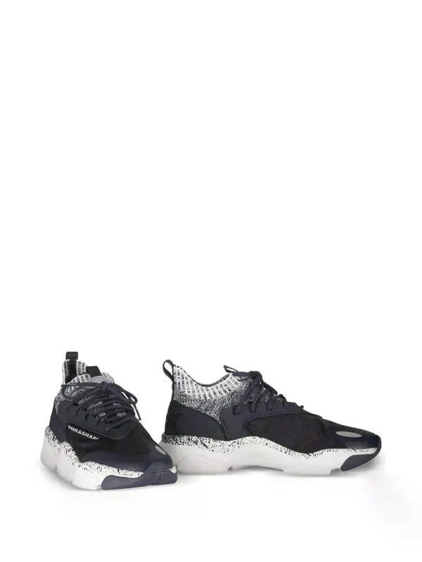 Paul & Shark Shark Insert Sneakers - Black